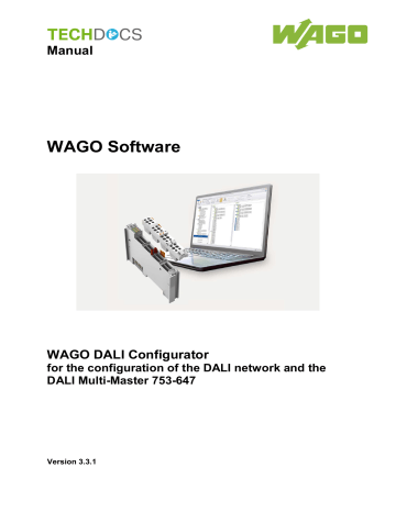 Number Notation. WAGO DALI Configurator | Manualzz