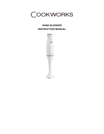 Cookworks 967 Hand Blender Instruction Manual | Manualzz