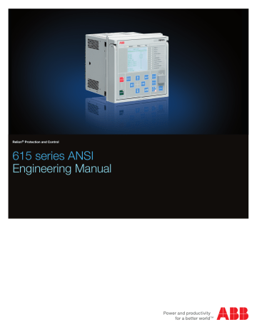 ABB Relion 615 series Engineering Manual | Manualzz