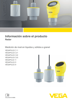 Vega VEGAPULS 31 - Operating instructions, Product information ...