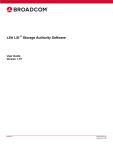 Performing Initial Configuration. LSI LSA Storage Authority Software ...