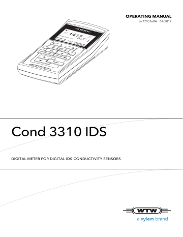 wtw Cond 3310 IDS Operating Manual | Manualzz