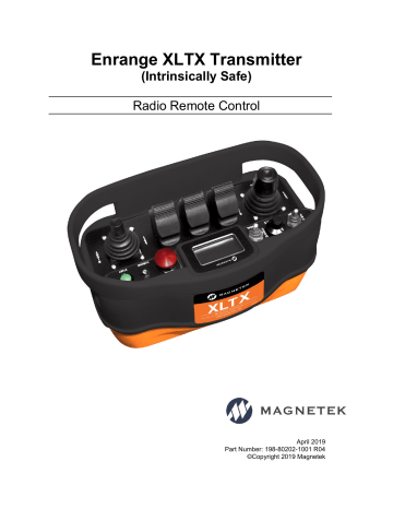 Magnetek XLTX Transmitter-Hazardous Locations Owner's Manual | Manualzz