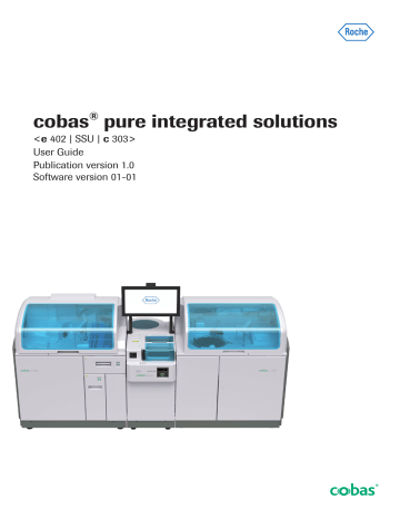 Overview of the system. Roche cobas c 303, cobas pure sample supply ...