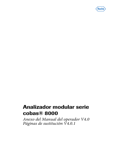 Roche cobas 8000 / ISE Module Manual de usuario | Manualzz