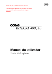 Roche COBAS INTEGRA 400 plus - Reference guide, Operator's manual, User ...