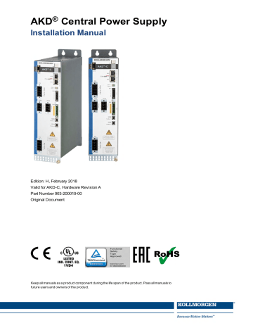 Kollmorgen AKD-C, AKD-N Installation Manual | Manualzz