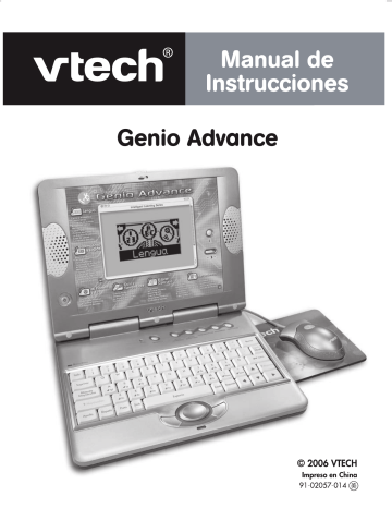 VTech Genio Advance Manual De Instrucciones | Manualzz