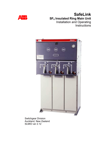 ABB SafeLink Installation And Operating Instructions Manual | Manualzz