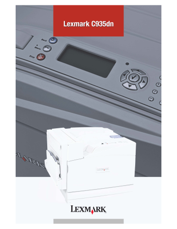 Lexmark C935dn Specifications | Manualzz