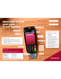 Ingenico MOVE 5000 - User manual, quick guide, User Guide