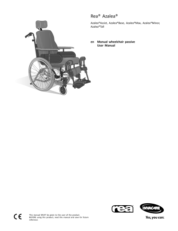 4.8.1 Tilt scale backrest. Invacare rea azalea assist, rea azalea minor ...