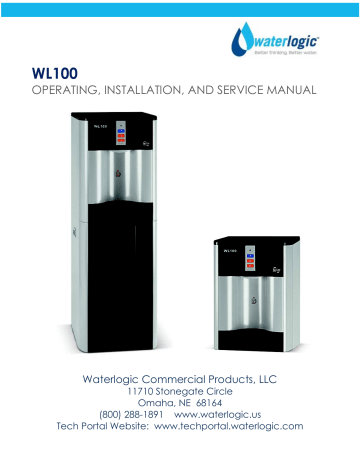 WaterLogic WL100 Operating, Installation And Service Manual | Manualzz