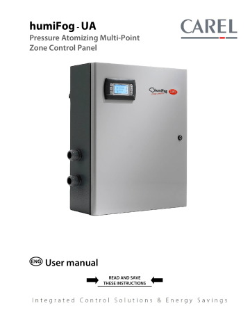 Carel humiFog User Manual | Manualzz