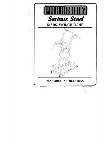 ParaBody 813102 Assembly Instructions Manual | Manualzz
