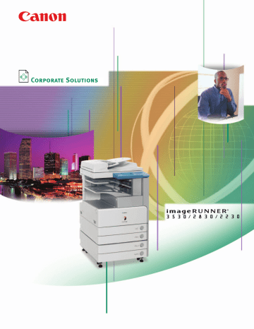 Cannon imageRUNNER 2230 Brochure | Manualzz