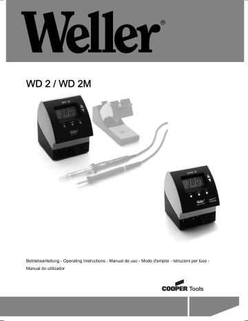 Weller WD 2M Operating Instructions Manual | Manualzz