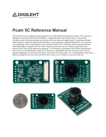 Digilent Pcam 5C 410-358 Reference Manual | Manualzz