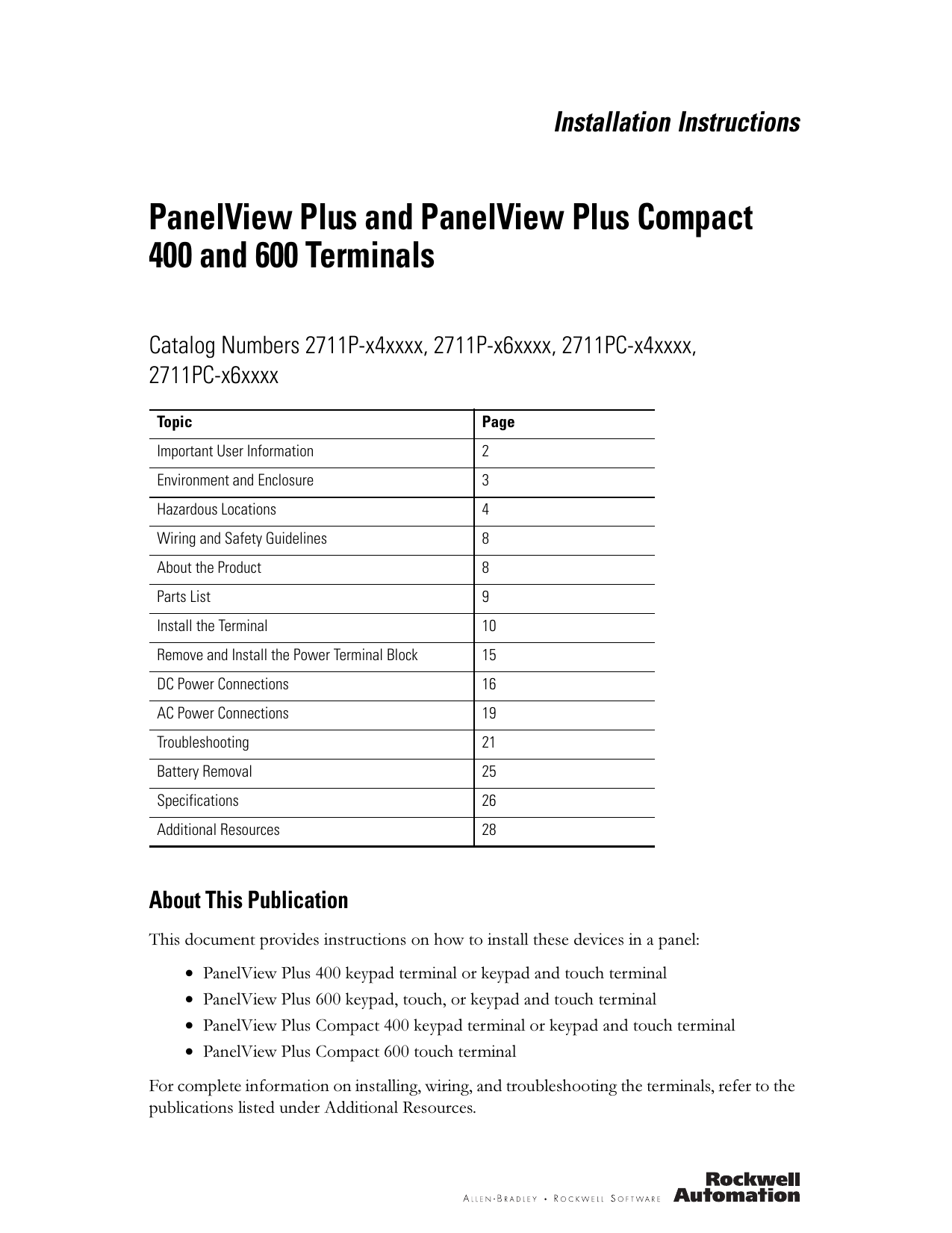 Legacy PanelView Terminals To PanelView Plus Terminals