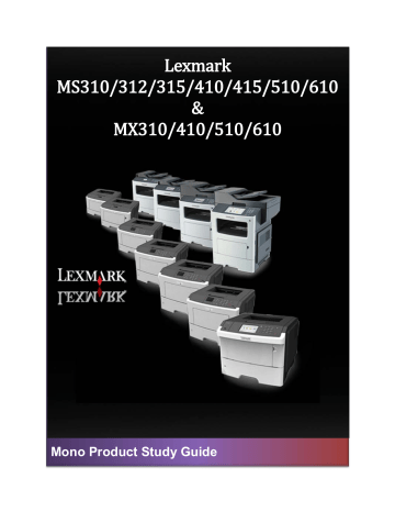LASER PRINTER NAMING CONVENTION. Lexmark MX310 Series, MX410 Series ...