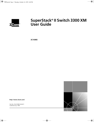 3Com SuperStack II 3300 XM User Manual | Manualzz