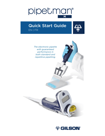 Gilson Pipetman M Quick Start Manual | Manualzz