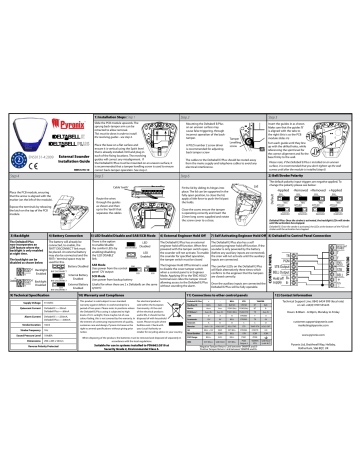 Pyronix Deltabell E Installation Manual | Manualzz