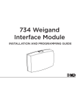 DMP 734 Wiegand Interface Module Installation Guide | Manualzz