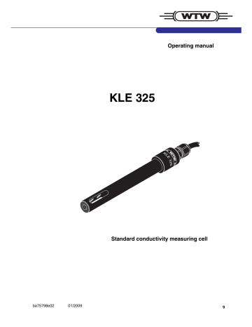 wtw KLE 325 Operating Manual | Manualzz