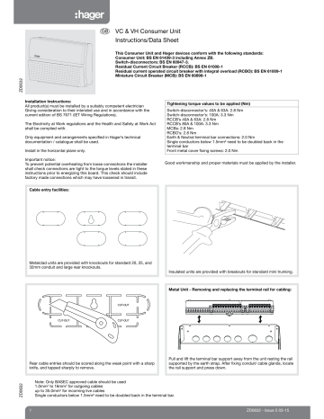 1 Module 1 Way Hager JK01B Blank Inserts for Hager Consumer Unit ...