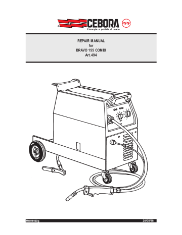 Cebora BRAVO 155 COMB Repair Manual | Manualzz