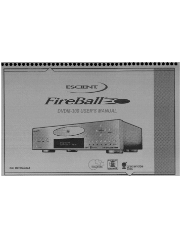 FireBall’s ID3 tag Requirements. Escient FireBall DVDM-300 | Manualzz