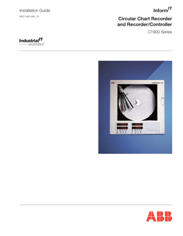 ABB C1900 Series, COMMANDER 1900 Series Installation Manual | Manualzz