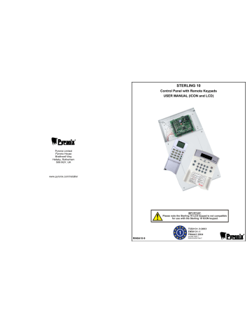 Pyronix STERLING 10 User Manual | Manualzz