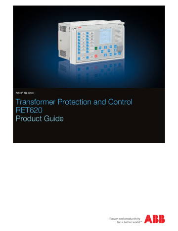 ABB RET620 Product Manual | Manualzz