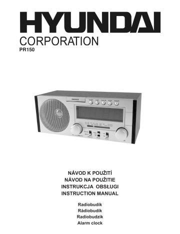 Hyundai PR150 Instruction Manual | Manualzz