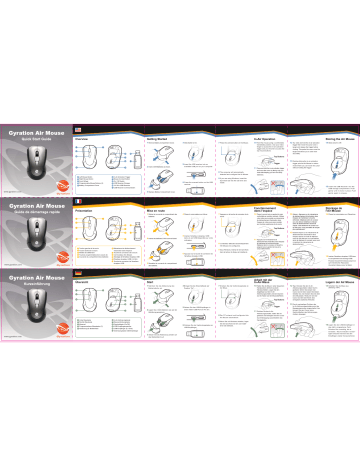 Gyration Air Mouse Quick Start Manual | Manualzz