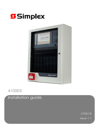 Simplex 4100ESi Installation Manual | Manualzz