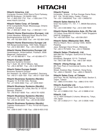 Hitachi CPS310 Projector Guide | Manualzz
