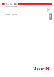 Marantec Comfort 220 - Installation and operating instructions, Owner's ...