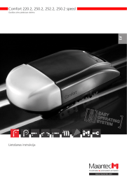 Marantec Comfort 220 - Installation and operating instructions, Owner's ...