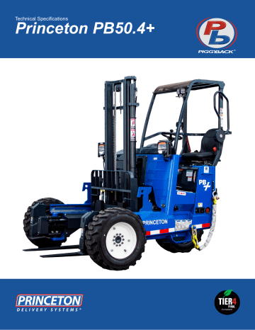 Princeton PB50+ 4-way Spec Sheet | Manualzz