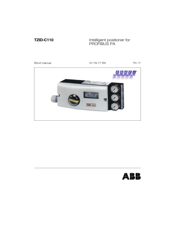 ABB TZIDC-110 Short Manual | Manualzz