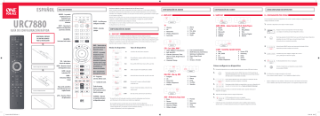 One For All URC 7880 El manual del propietario | Manualzz