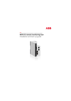 ABB NETA-21 - User manual | manualzz.com