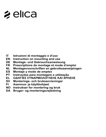 Elica CLOUD SEVEN IX/A/90 Hotte plafond Owner's Manual | Manualzz