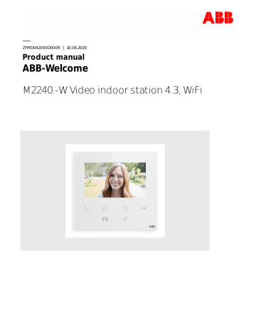 ABB ABB-Welcome M2240-W Product Manual | Manualzz