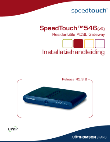 Thomson SpeedTouch ST546 v6 de handleiding | Manualzz