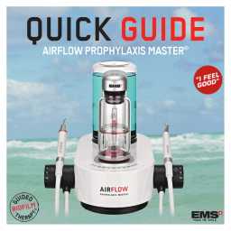 EMS AIRFLOW Prophylaxis Master - Anweisungen, Gebrauchsanweisung, Bedienungsanleitung