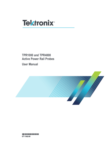 Tektronix TPR1000, TPR4000 User Manual | Manualzz